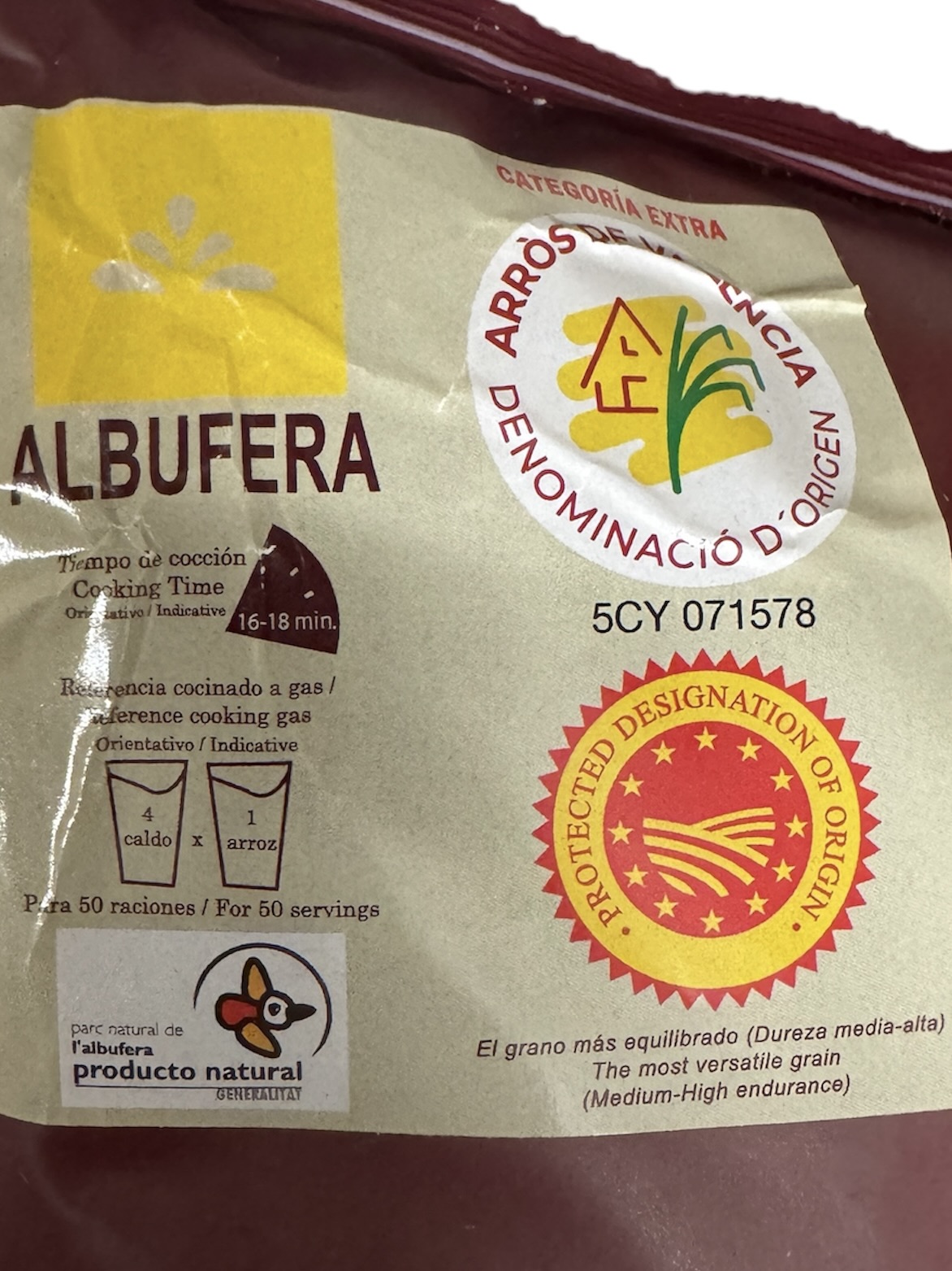 Paella Ris Albufera 5 Kg | Made In Spain